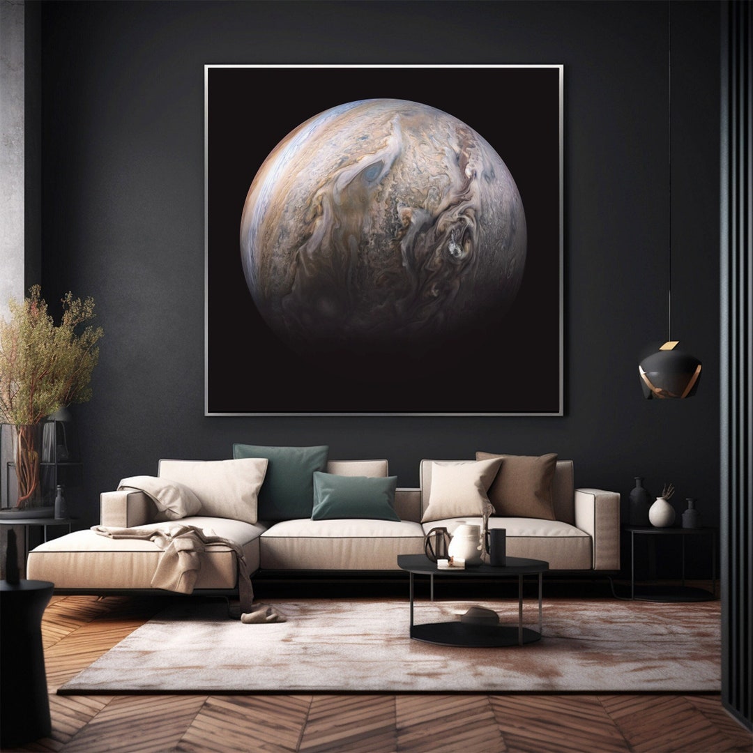 Jupiter Wall Art Print Canvas Paper Choice of Frames, Large Canvas Wall ...