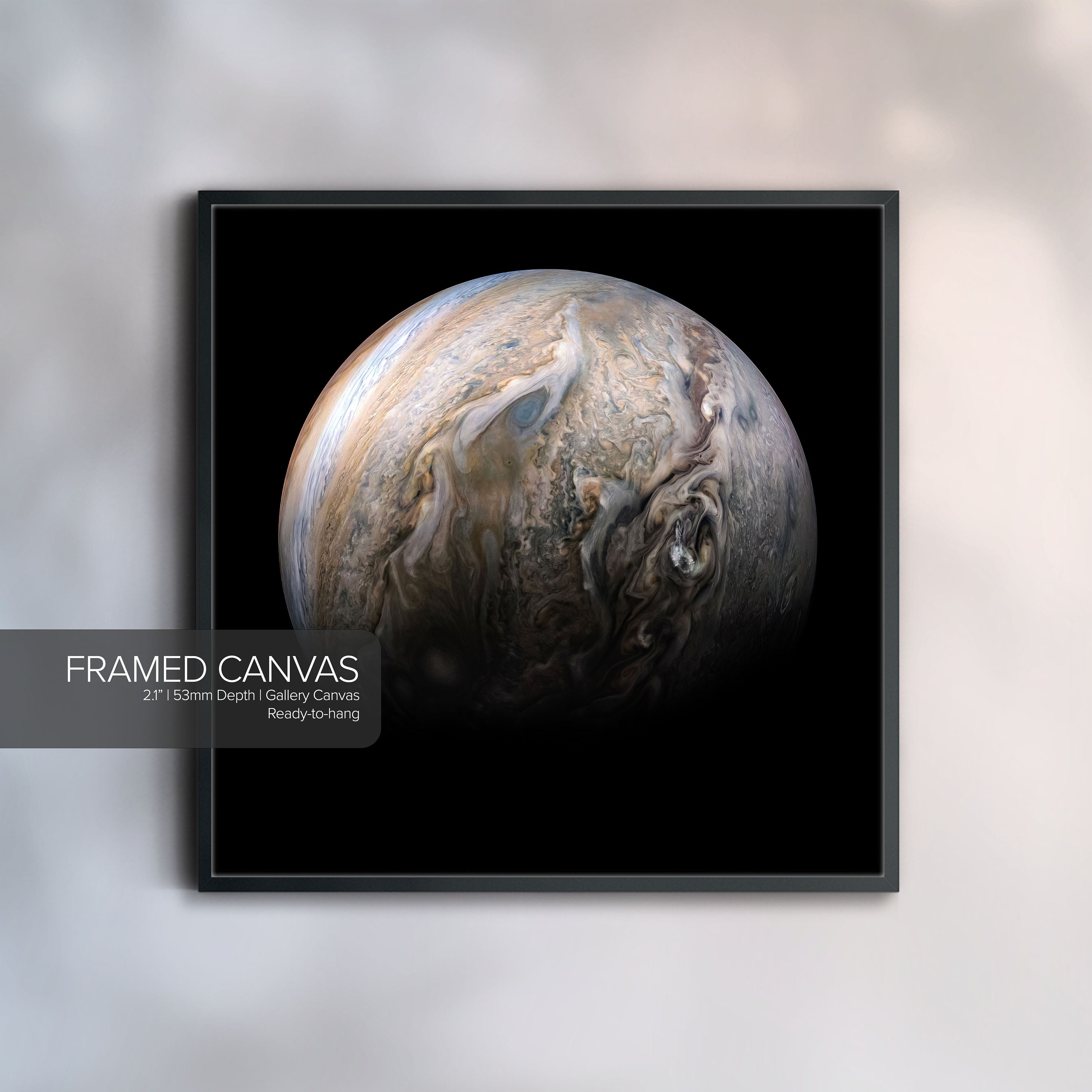 Jupiter Wall Art Print Canvas Paper Choice of Frames, Large Canvas Wall ...