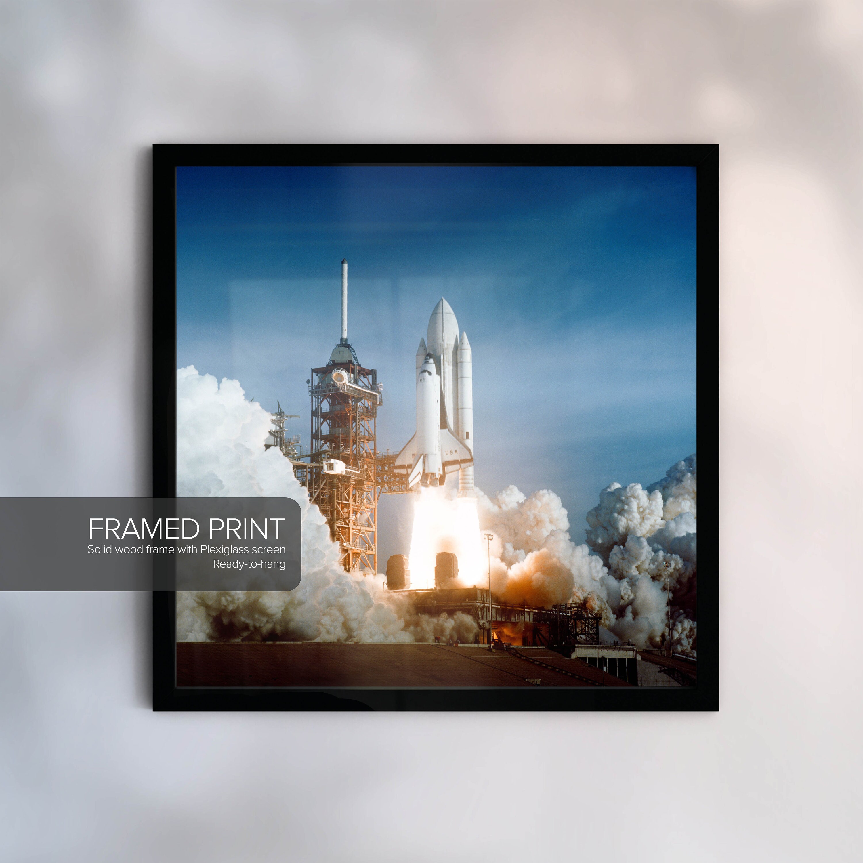 Art Print of the 1st Space Shuttle Launch Columbia STS-1 - Etsy