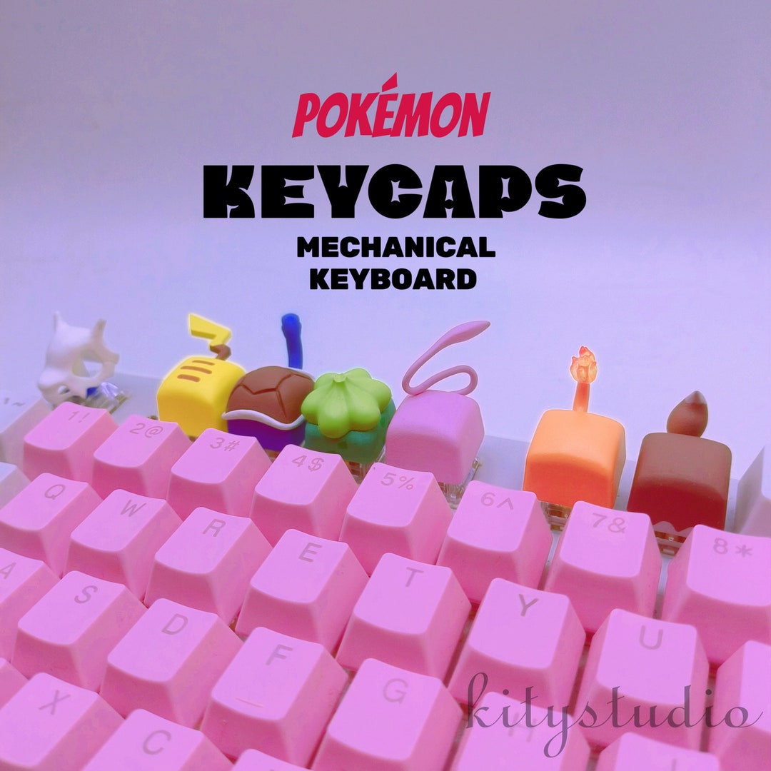 Pokemon Tail Keycaps,pikachu Charmander Pokemon,custom Esc Key Caps ...