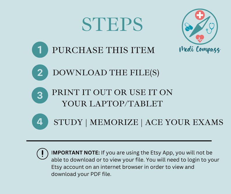 Medical Abbreviations Printable Study Guide | Medical Terminology ...