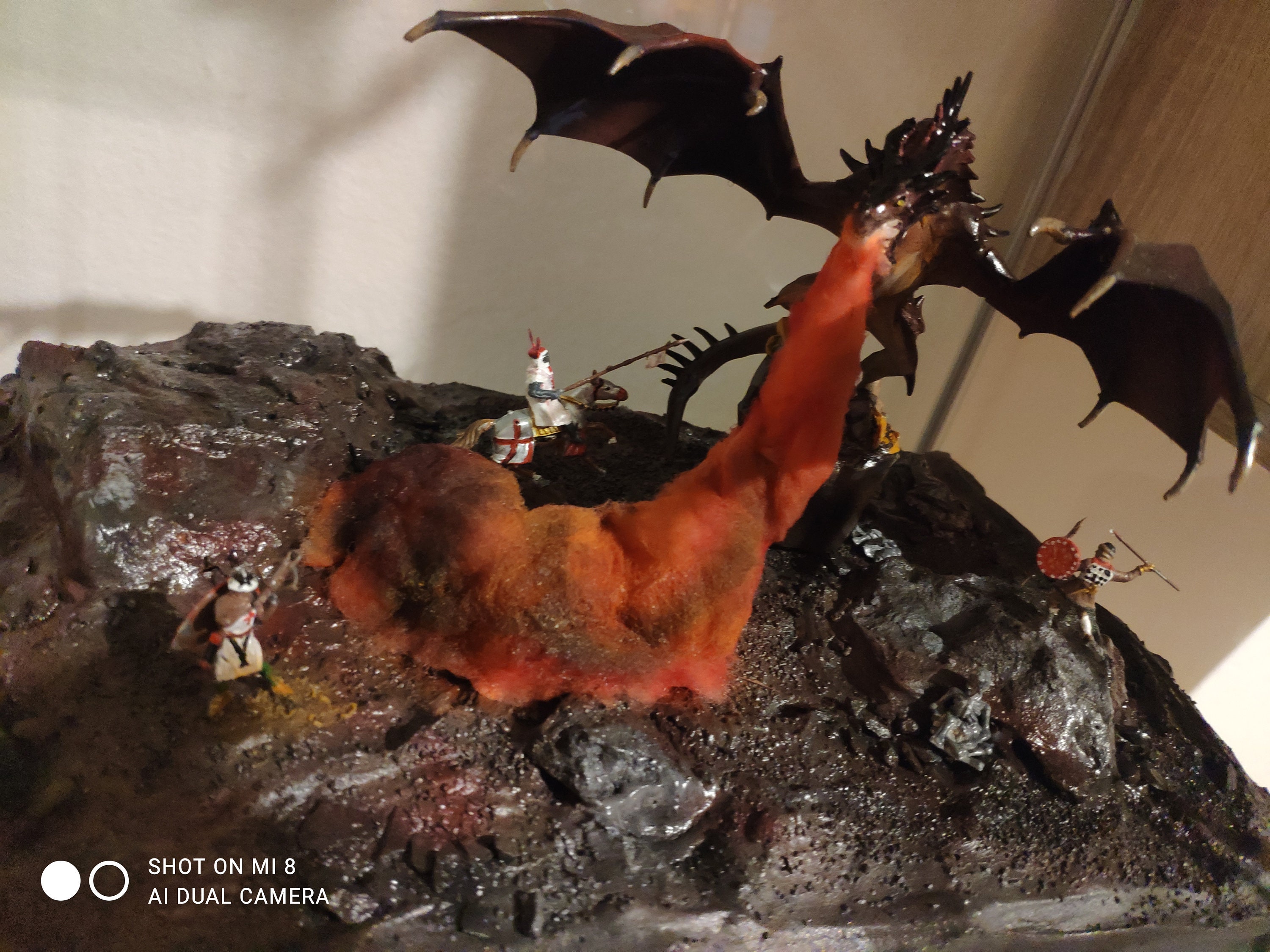 Knights and Dragon Diorama - Etsy