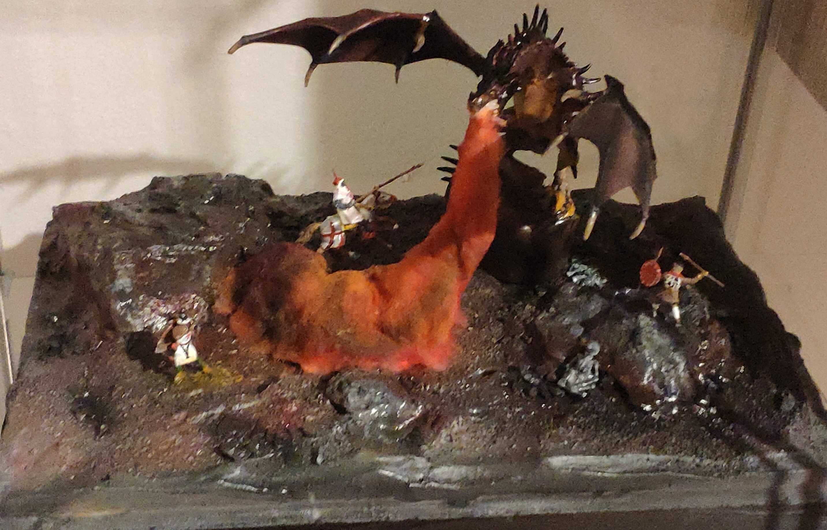 Knights and Dragon Diorama - Etsy