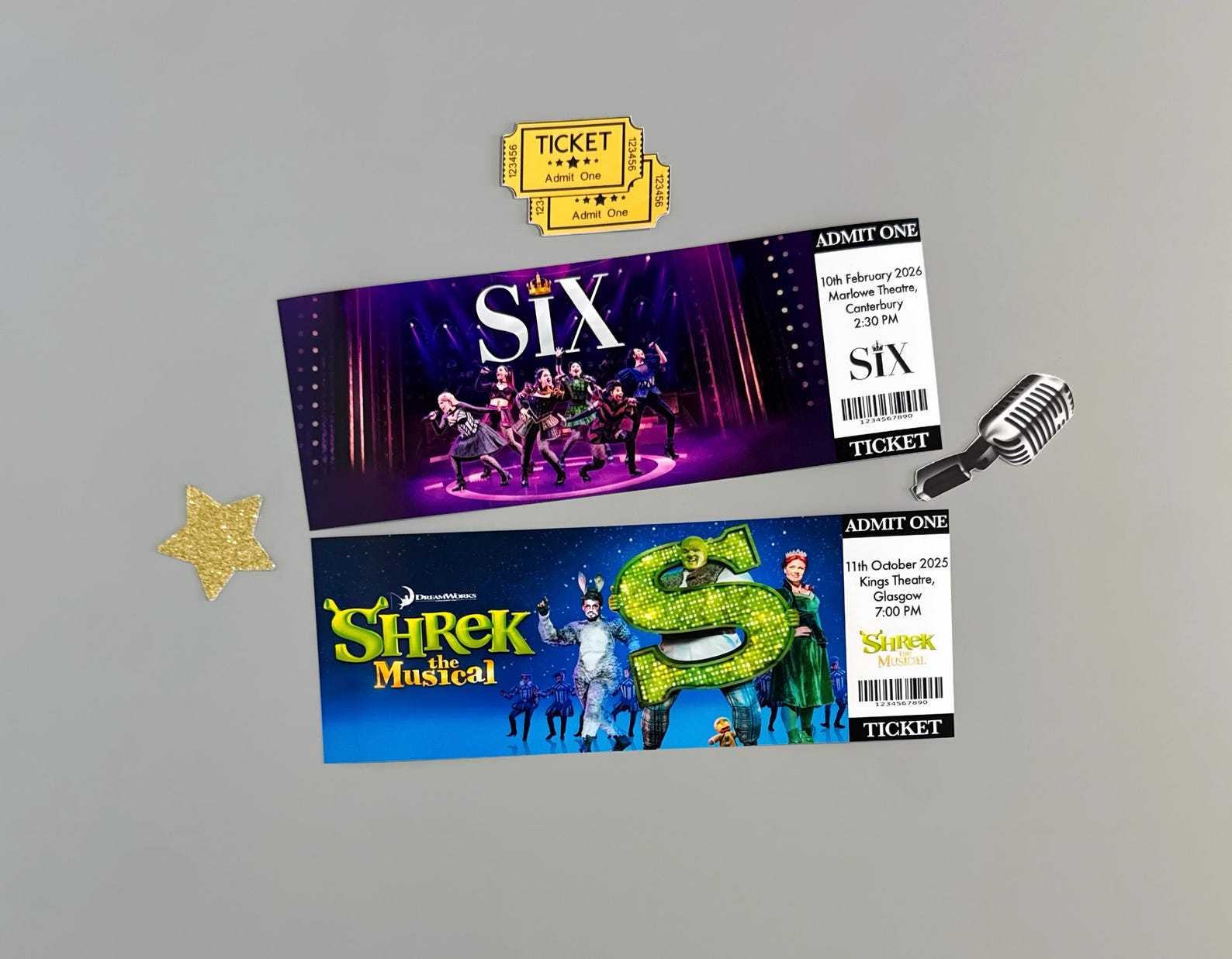 Personalised Theatre Ticket | Show | Musical Theatre | Memorabilia ...