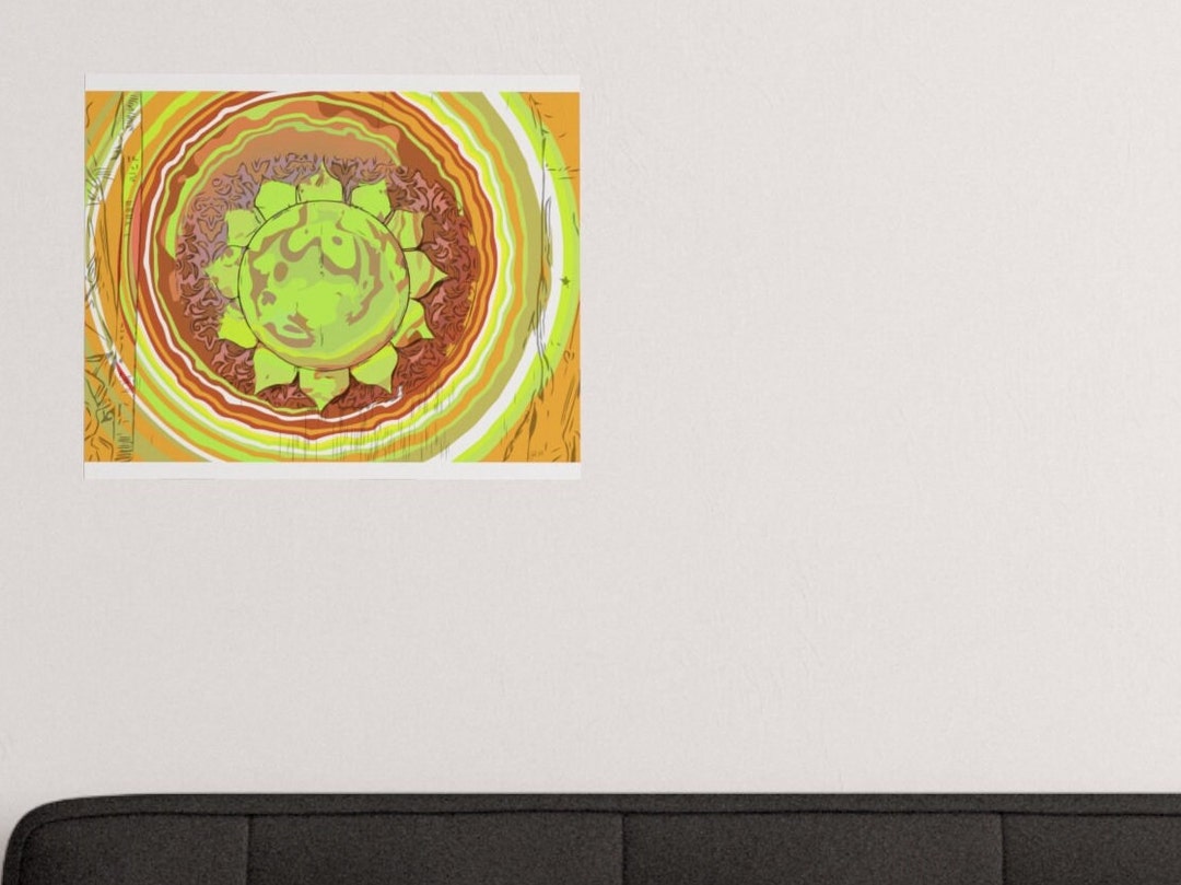 ORIGINAL Solar Plexus Chakra Reiki Art: Original Artwork - Etsy