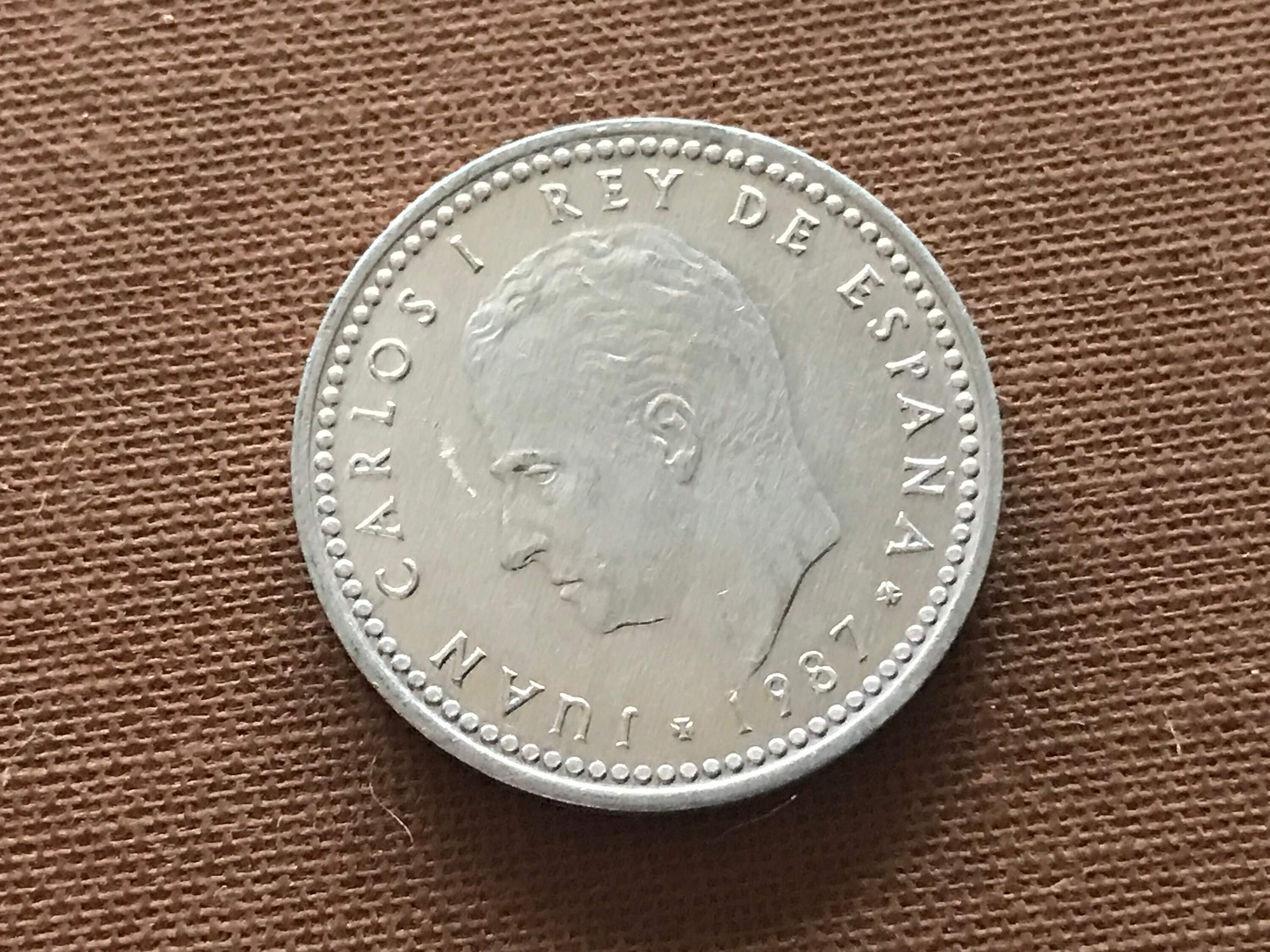 Moneda Monedas Circulación Moneda España 1 Peseta 1987 - Etsy España