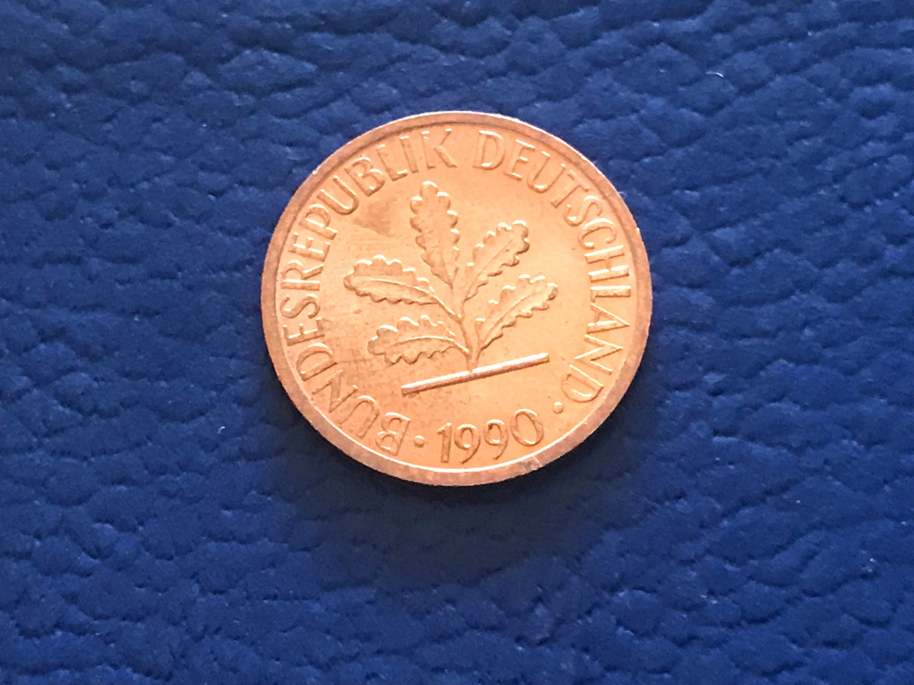 Münzen Umlaufmünze Deutschland BRD 1 Pfennig 1994 Münzzeichen J - Etsy.de