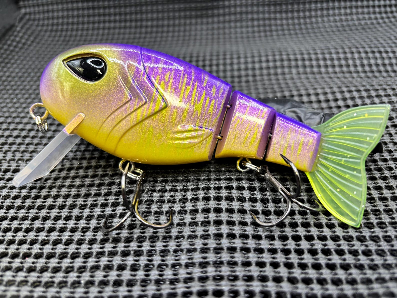 5 in 1.6oz Wake N Crank Wake Bait in My "mardi Gras" Pattern - Etsy