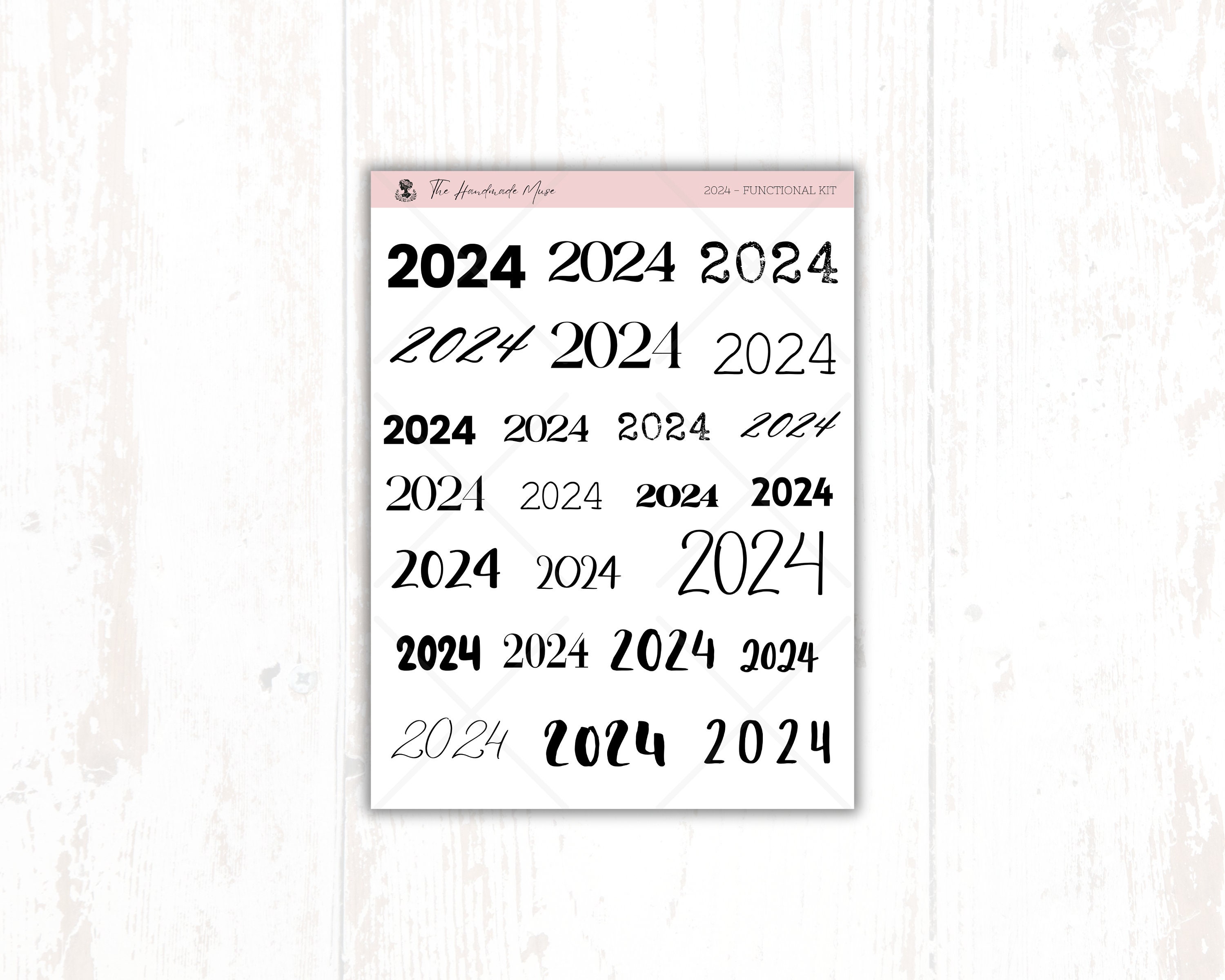 Date Sticker Set Functional Planner Sticker Kit - Etsy
