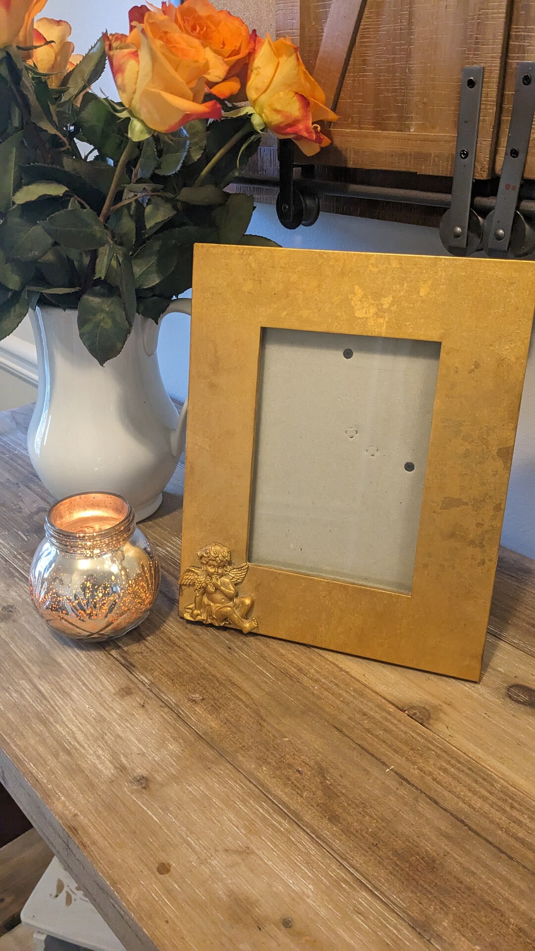 Gold Ornate Vintage Angel Picture Frame - Etsy