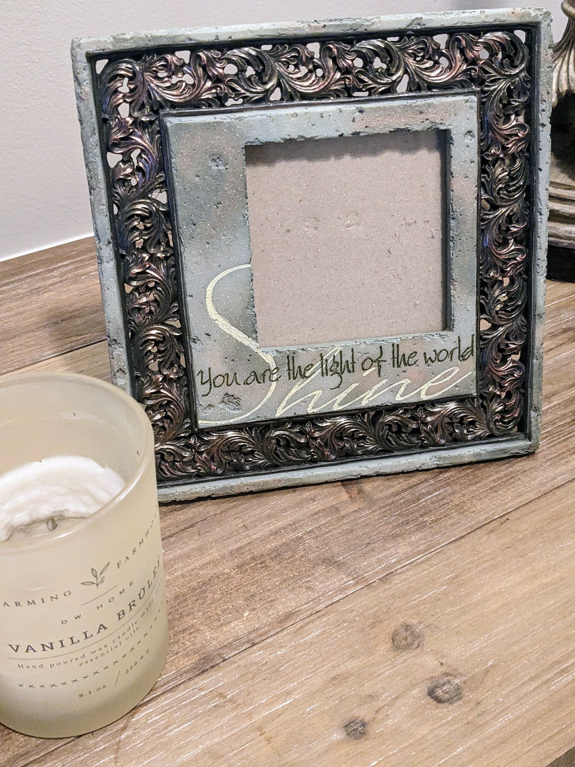 Ornate Light of the World Picture Frame-scripture - Etsy