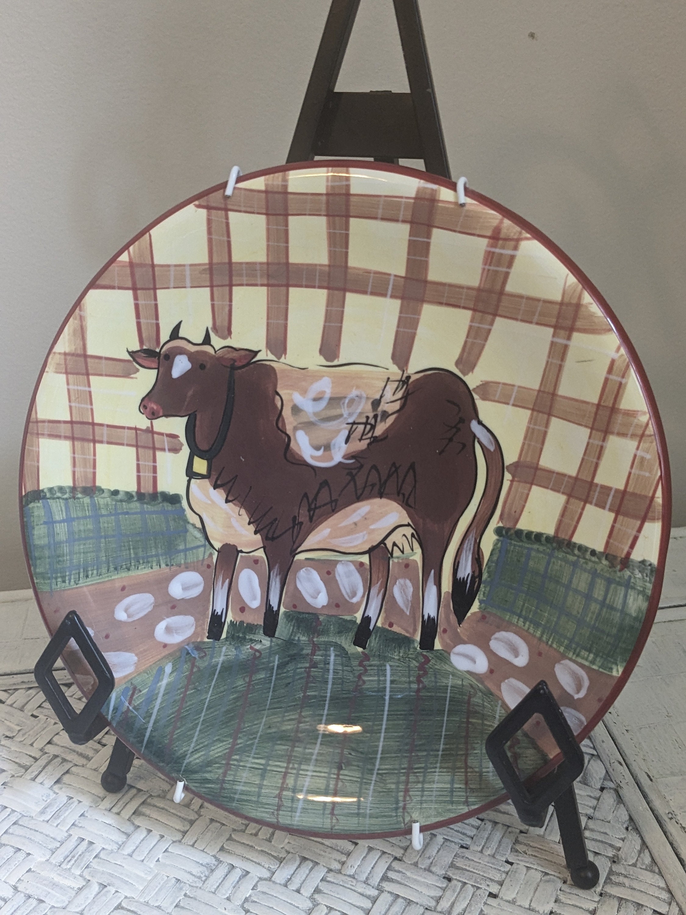 Set of 3 Vintage Plates-susan Winget-farmhouse-country-kitchen - Etsy