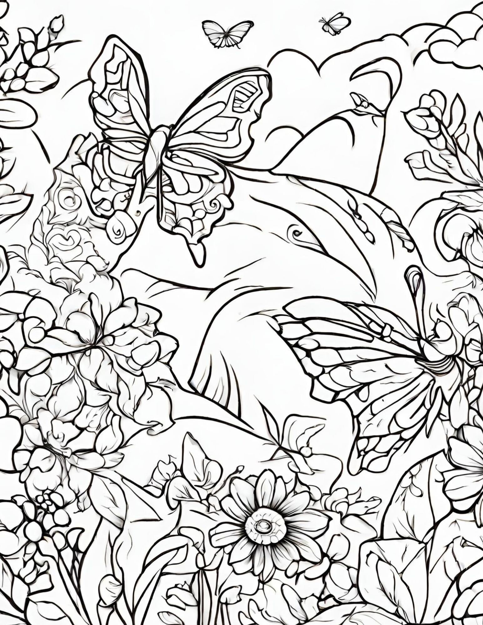 Coloring Book Pages, Spring PDF, Spring Printables, Spring Coloring ...