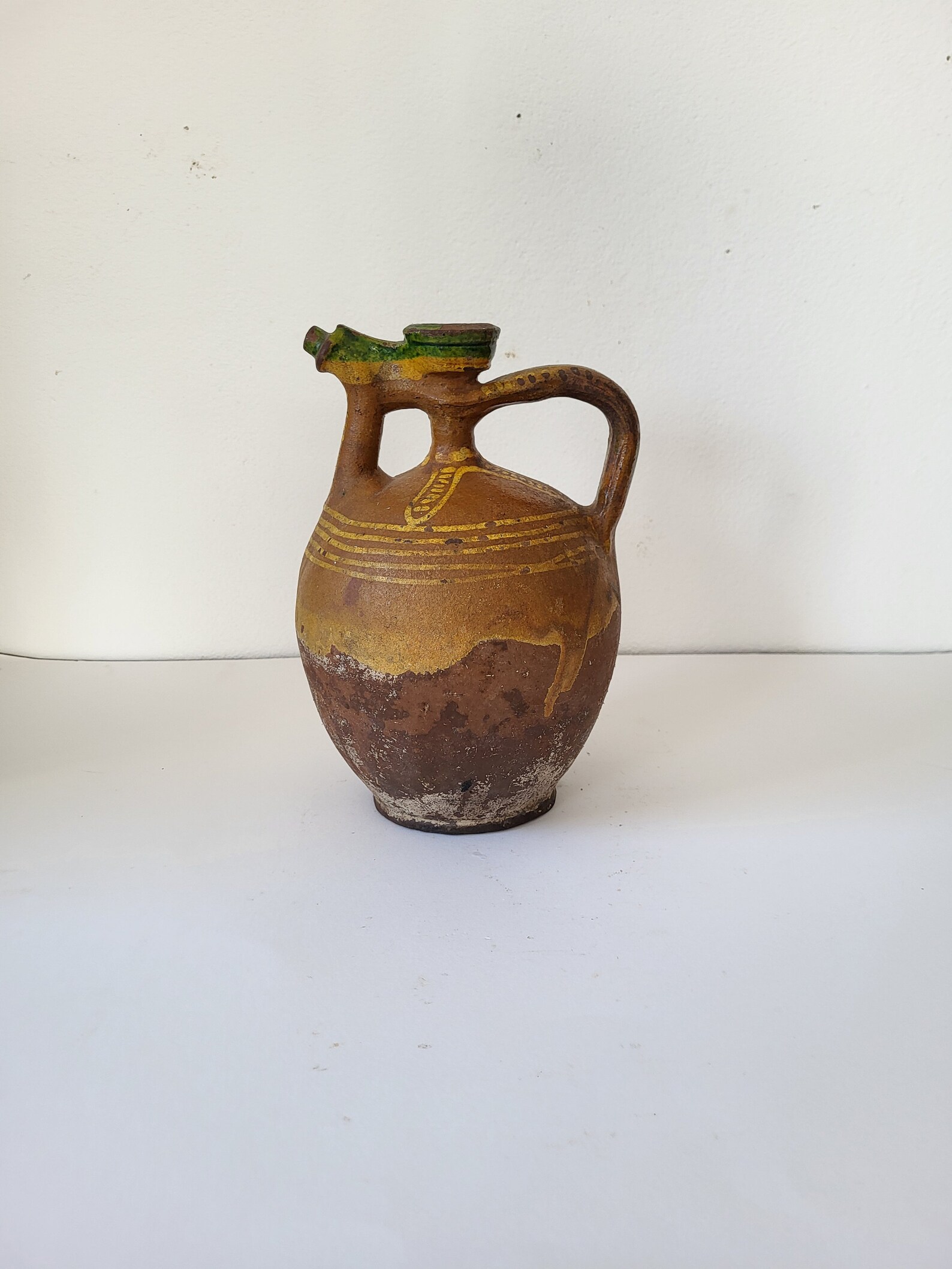 Antique Greek Pitcher, Antique Olive Oil Pitcher - Etsy