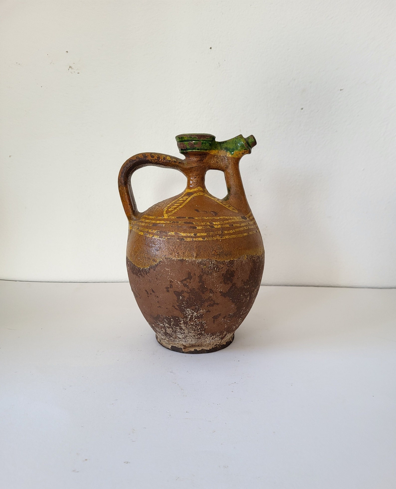 Antique Greek Pitcher, Antique Olive Oil Pitcher - Etsy