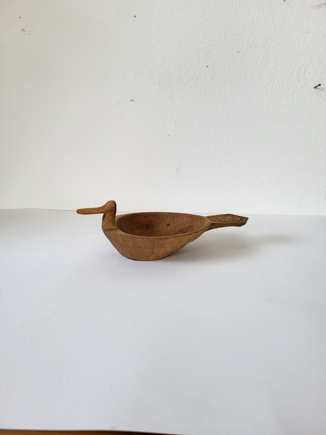 Vintage Wooden Hand Carved Wooden Bowl - Etsy