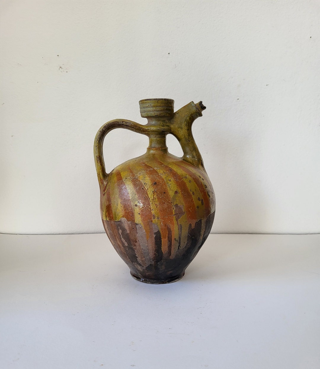 Antique Greek Pitcher, Antique Olive Oil Pitcher - Etsy