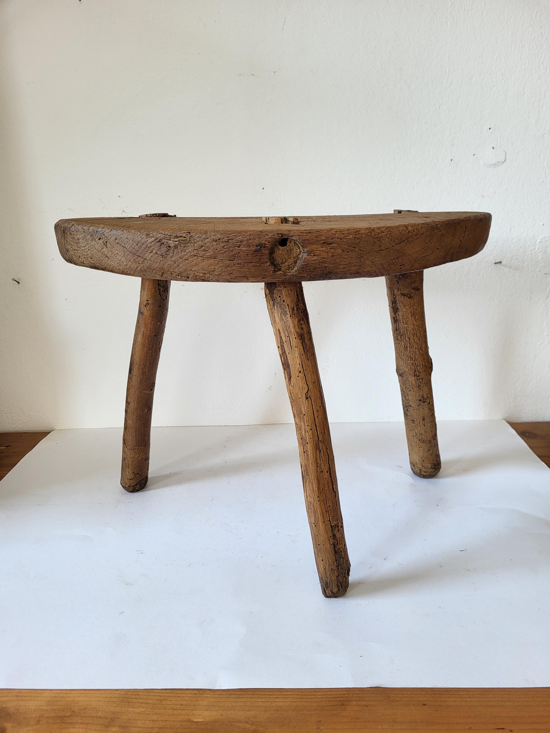Antique Primitive Rustic Milking Stool - Etsy