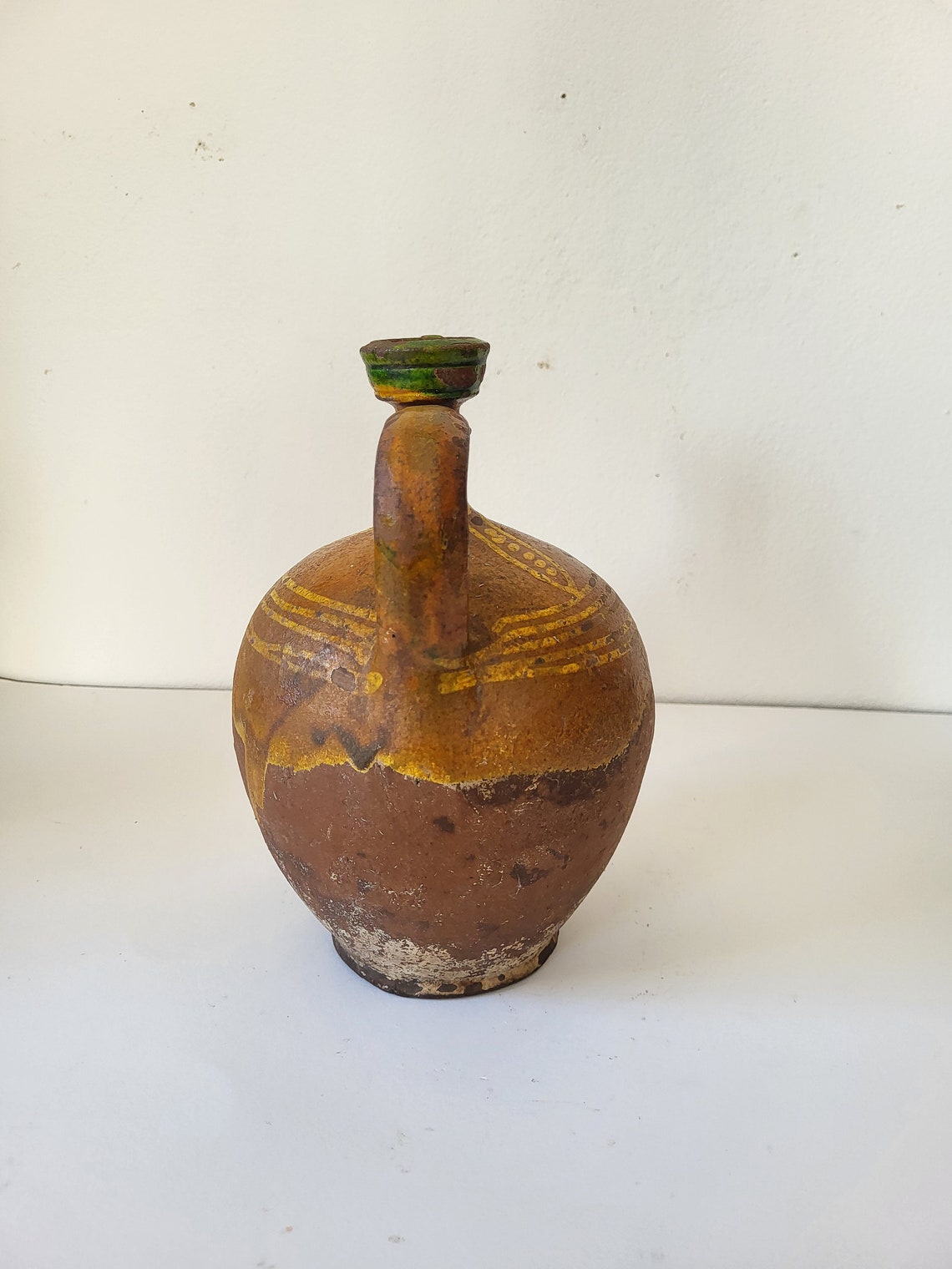 Antique Greek Pitcher, Antique Olive Oil Pitcher - Etsy