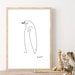 Picasso Penguin Art, Picasso Penguin Line Art, Picasso Bird Print ...