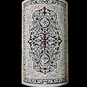 Moroccan Box Gita S 40*25*30 (wxdxh) Solid Wood and Alive Bones Then ...