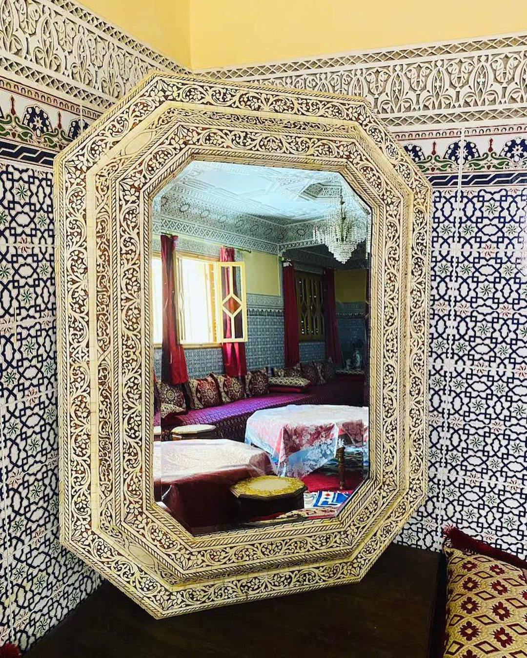 Morocco Mirror, Wall Mirror, Big Mirror, Handmade Mirror, Berber Mirror ...