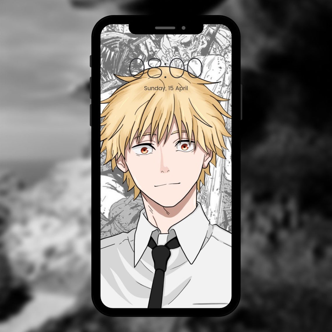 Chainsaw Man, Phone, Tablet Wallpaper I 4 Sets of Wallpapers - Etsy