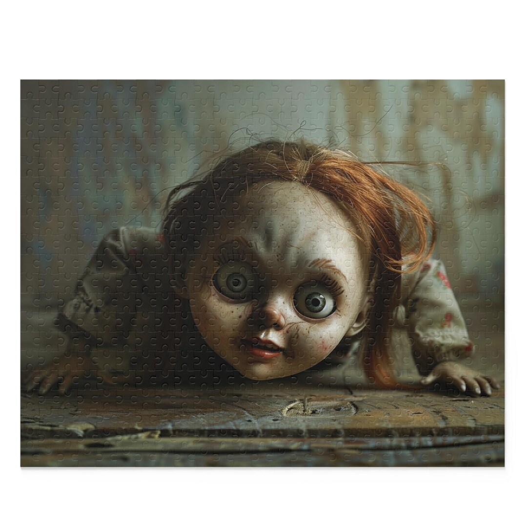 Creepy Doll Horror Puzzle | Spooky Jigsaw for Adults | Cursed ...