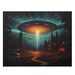 Horror Sci-fi Puzzle | Human Hunting UFO Spaceship: Dark Art Jigsaw ...