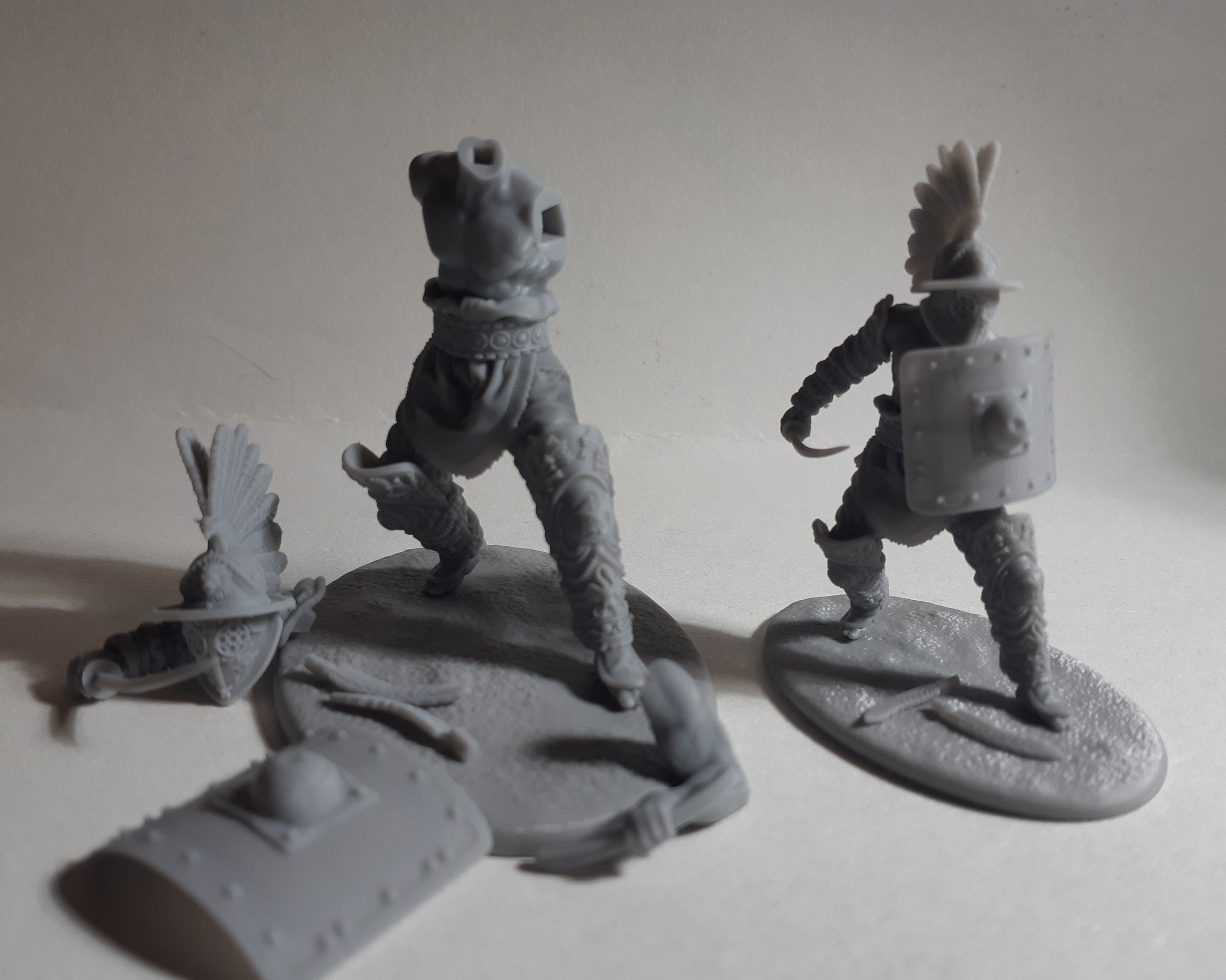 Thraex Gladiators of Rome military Miniature Premium High Quality Resin ...