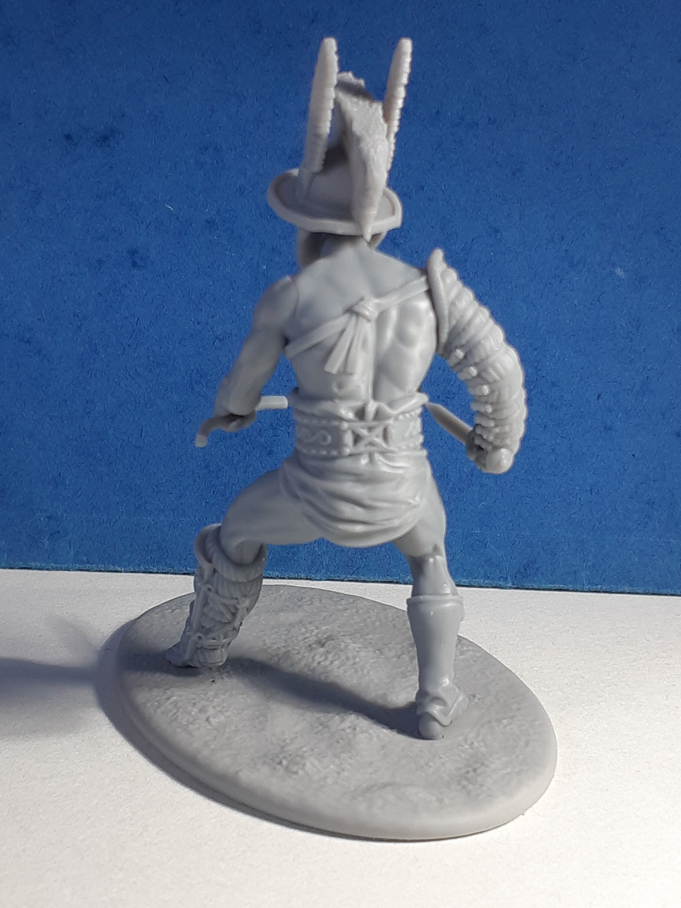 Murmillo Gladiator Resin Miniature - Roman Warrior Model (54/75 Mm) - Etsy