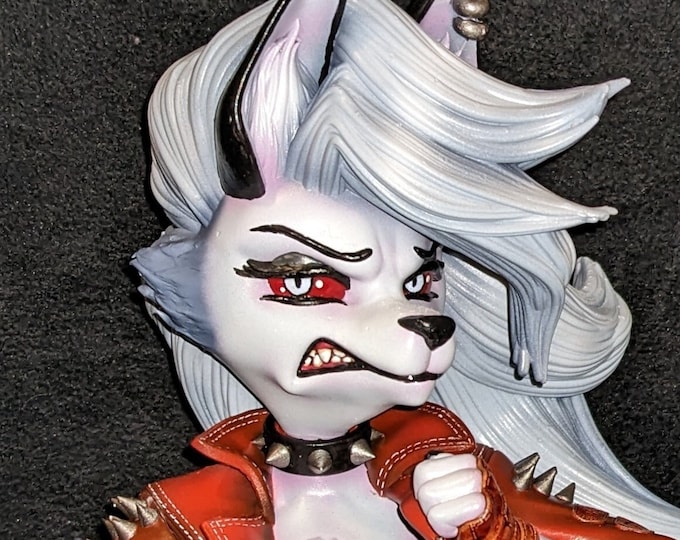 Loona Bust Helluva Boss 3d Print + Painted Figurine Furry Mature - Etsy