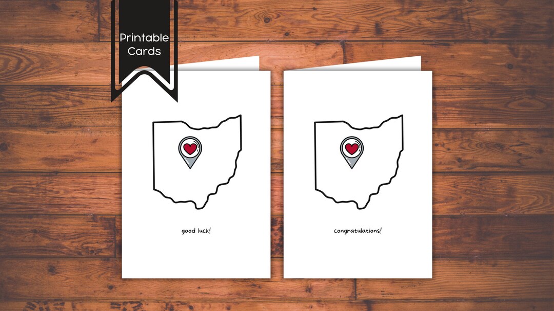 The Ohio State University Congratulations and Good Luck Blank 5x7 ...