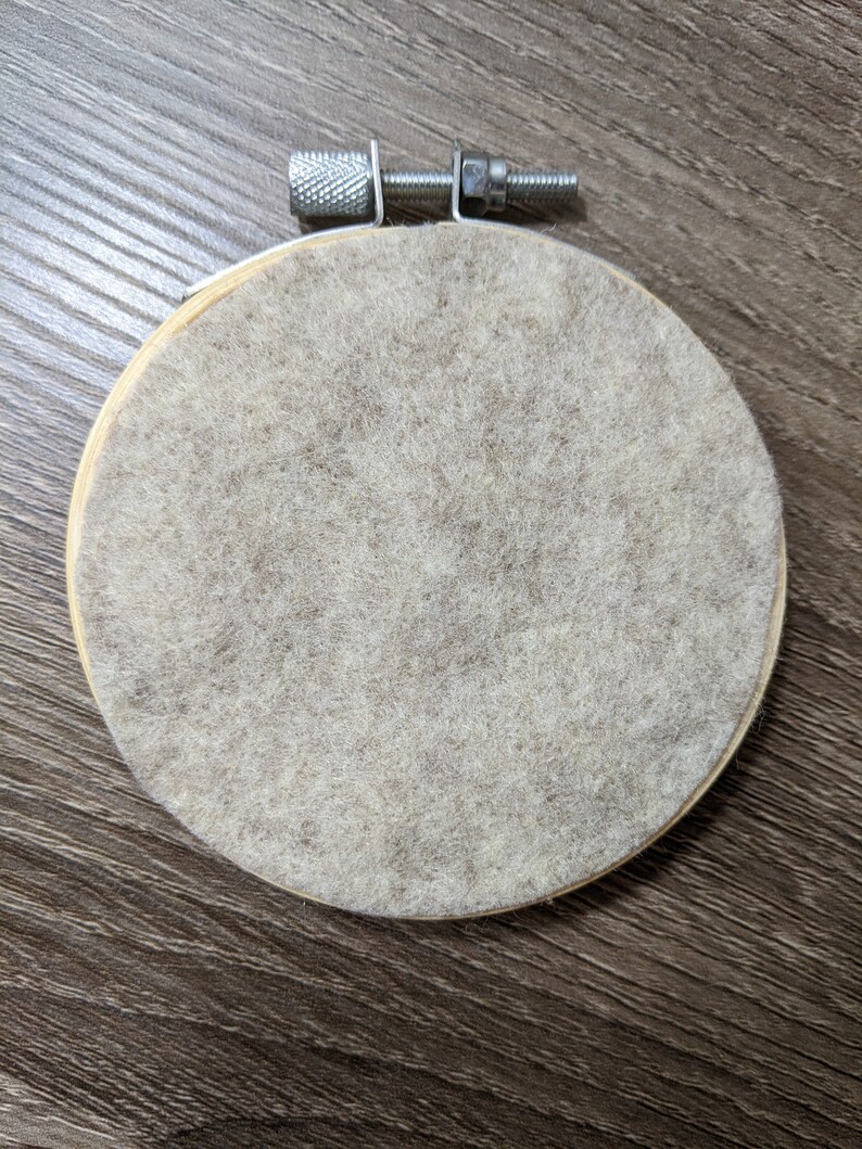 Full Heart 3 Embroidered Hoop Finished Button Embroidery - Etsy