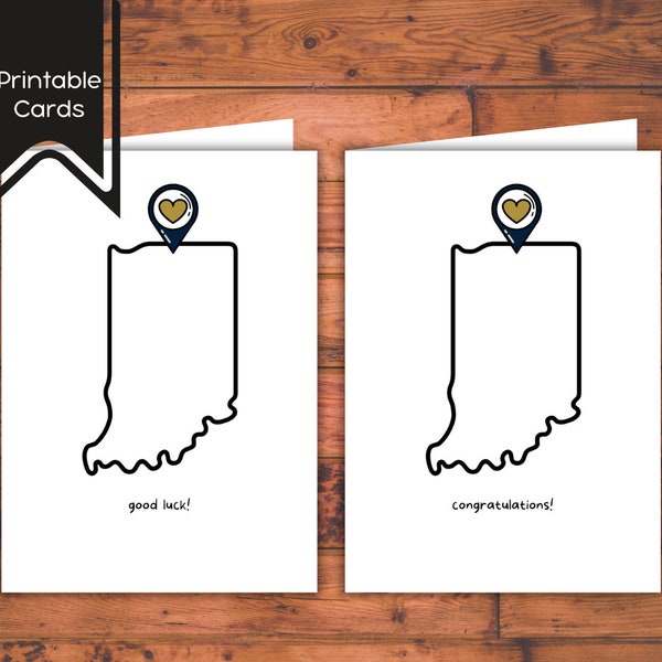 University of Notre Dame Cards - Etsy