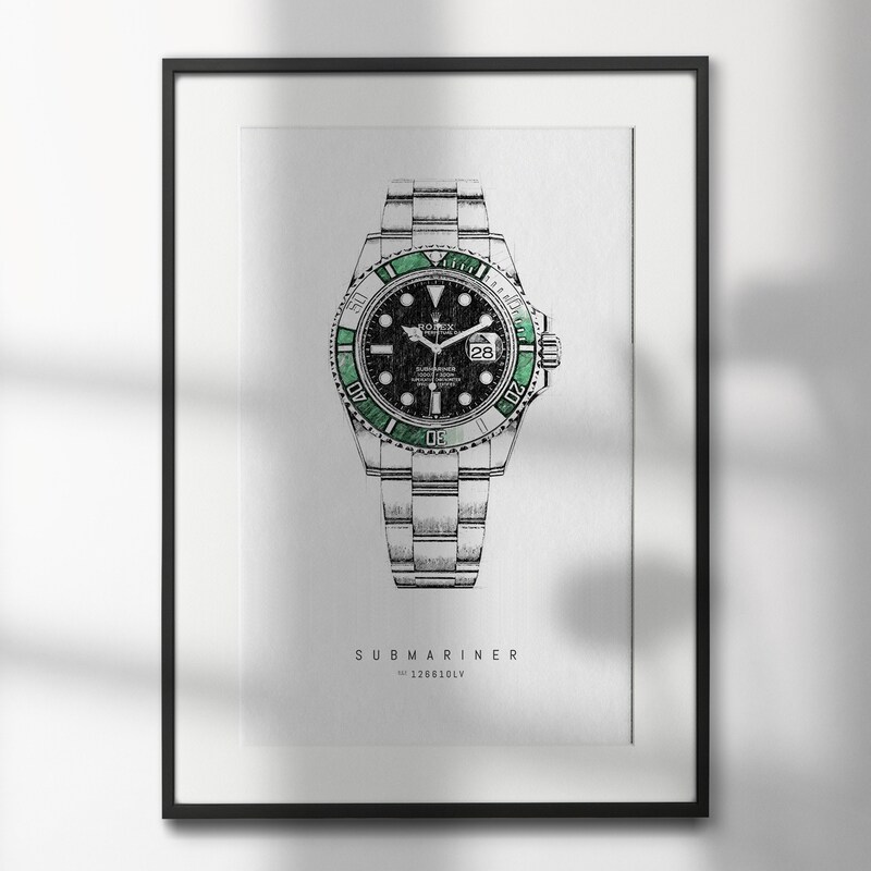 Rolex Wall Art - Etsy