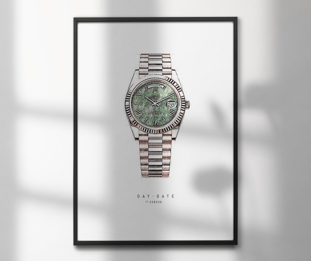 Rolex Day-date - 228235 | High-quality Watch Art Prints | Perfect for ...