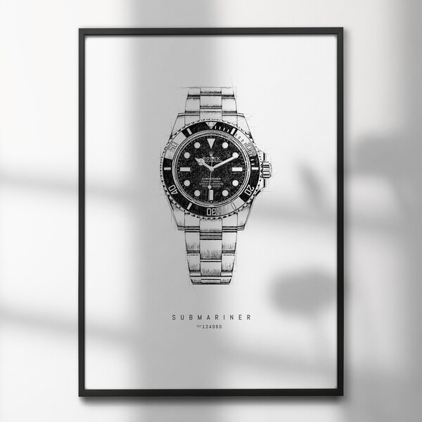 Rolex Wall Art - Etsy