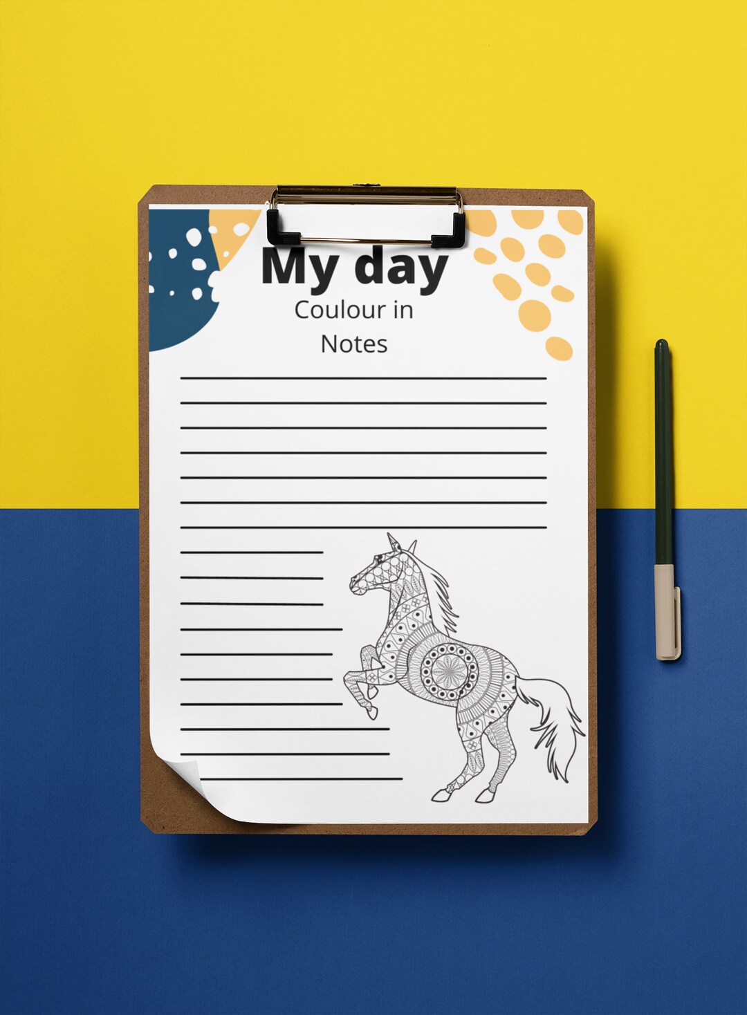 2+1,animals Printable Color in Note Planner,adult and Kids Cute Color ...