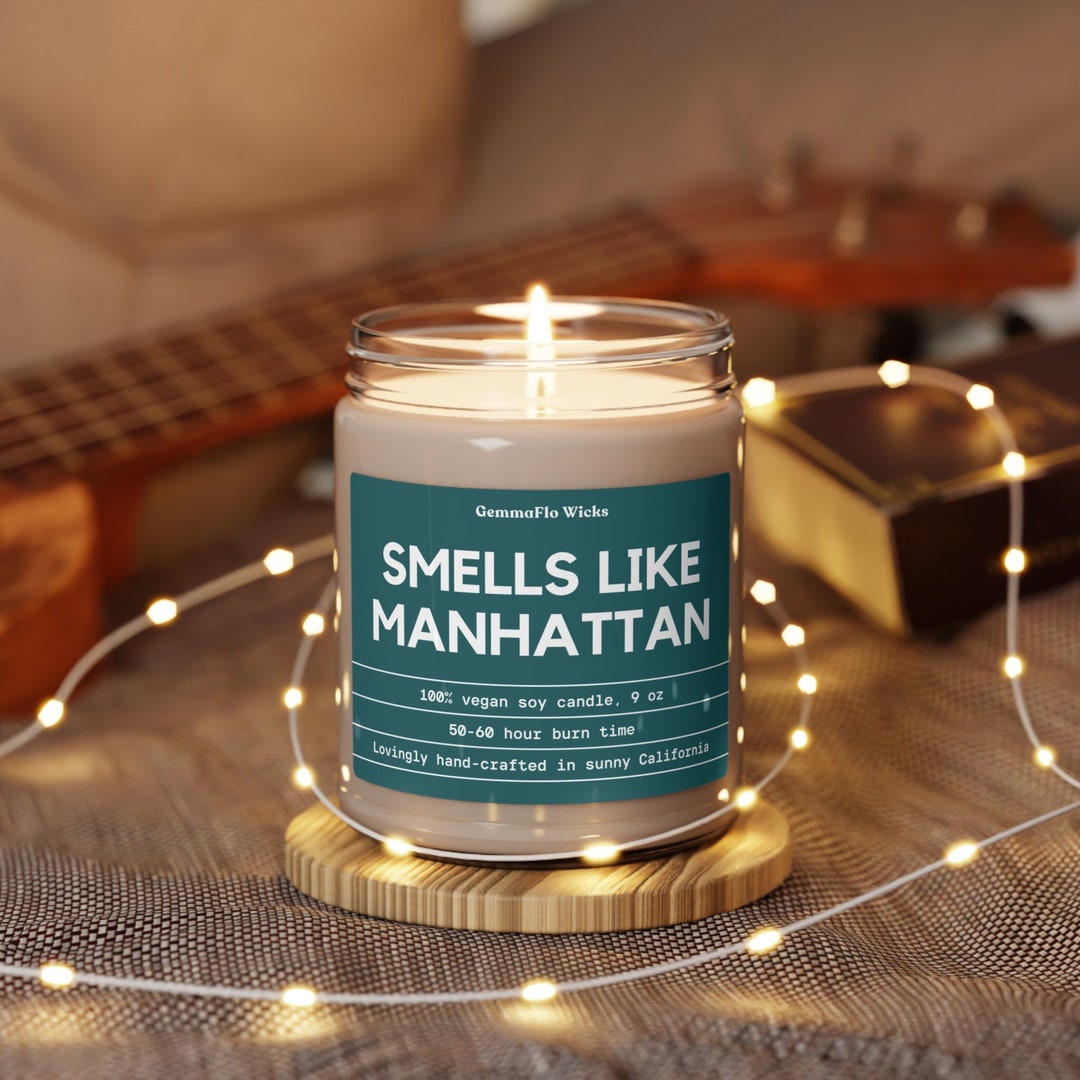 Smells Like Manhattan Candle Home Decor Housewarming Party Gifts Moving ...
