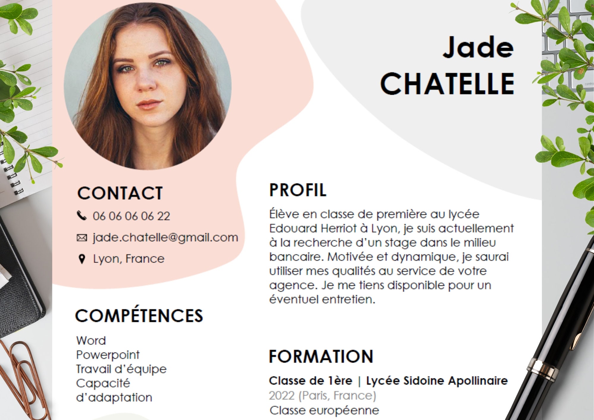 Fully Editable Curriculum Vitae Template Éva Template WORD Version ...