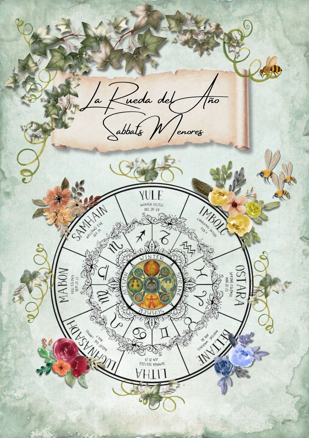 The Wheel of the Year: Lesser Sabbats - Etsy