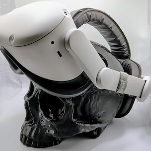 My VR Headset Skull VR Stand VR Holder - Etsy