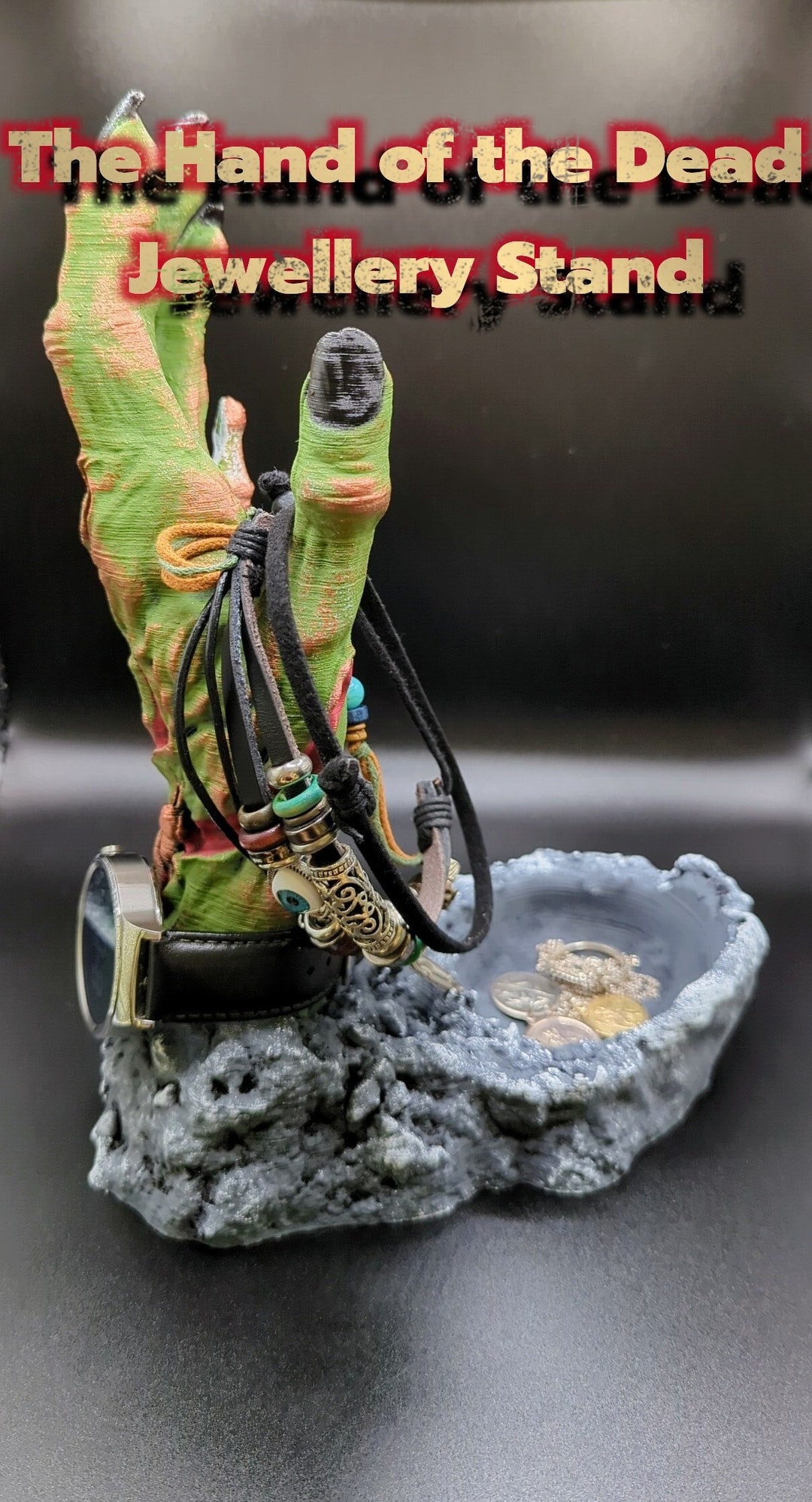 The Hand of the Dead Jewellery Stand, Trinket, Display, Zombie Hand ...