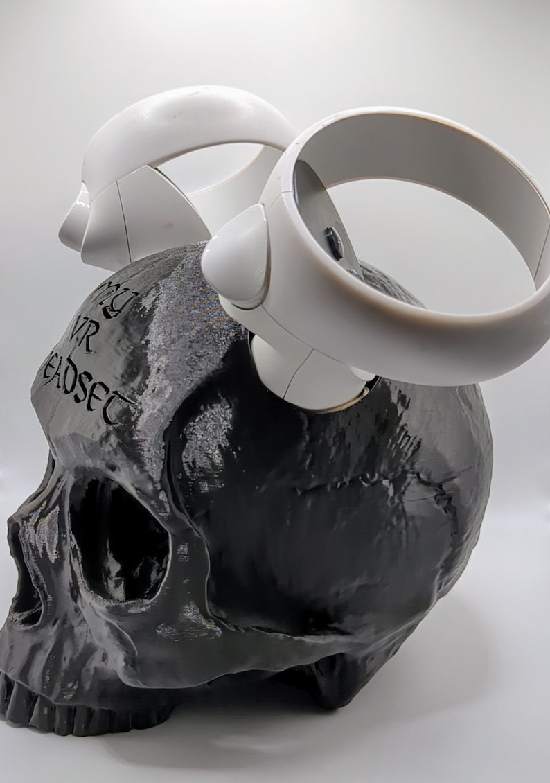 My VR Headset Skull VR Stand VR Holder - Etsy