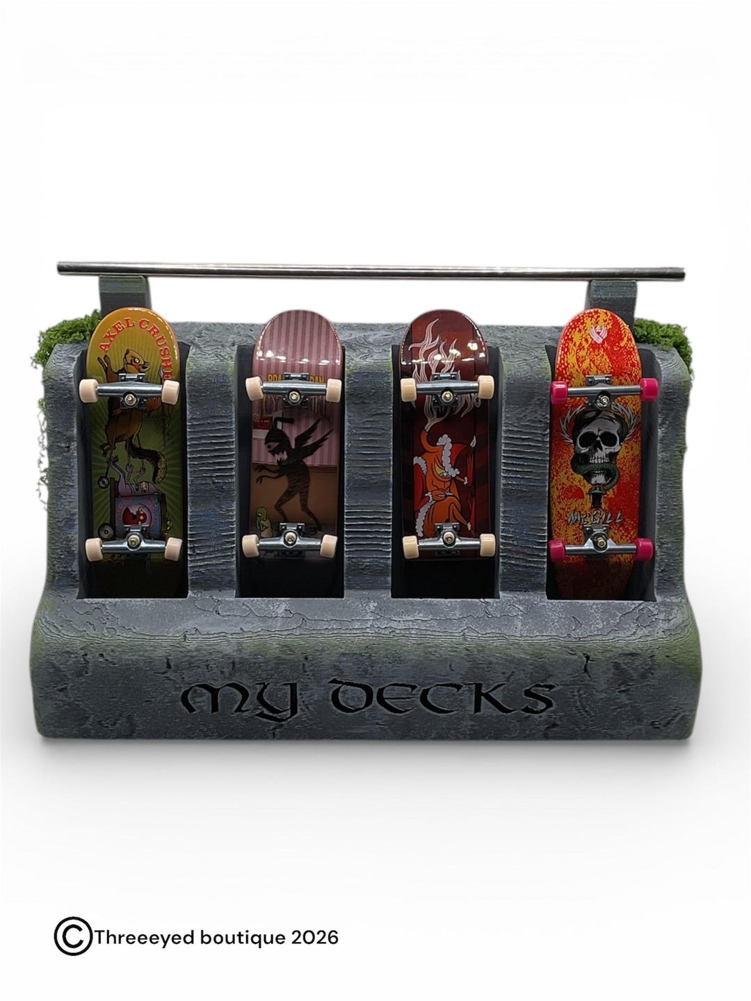 My Decks Fingerboard Stand, Grind Rail, Ramp, Board Storage - Etsy