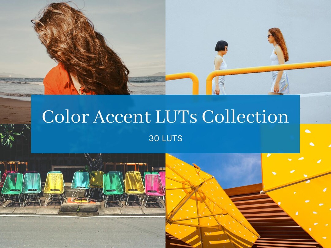 Color Accent Luts Collection | Photo and Video Editing Luts - Etsy