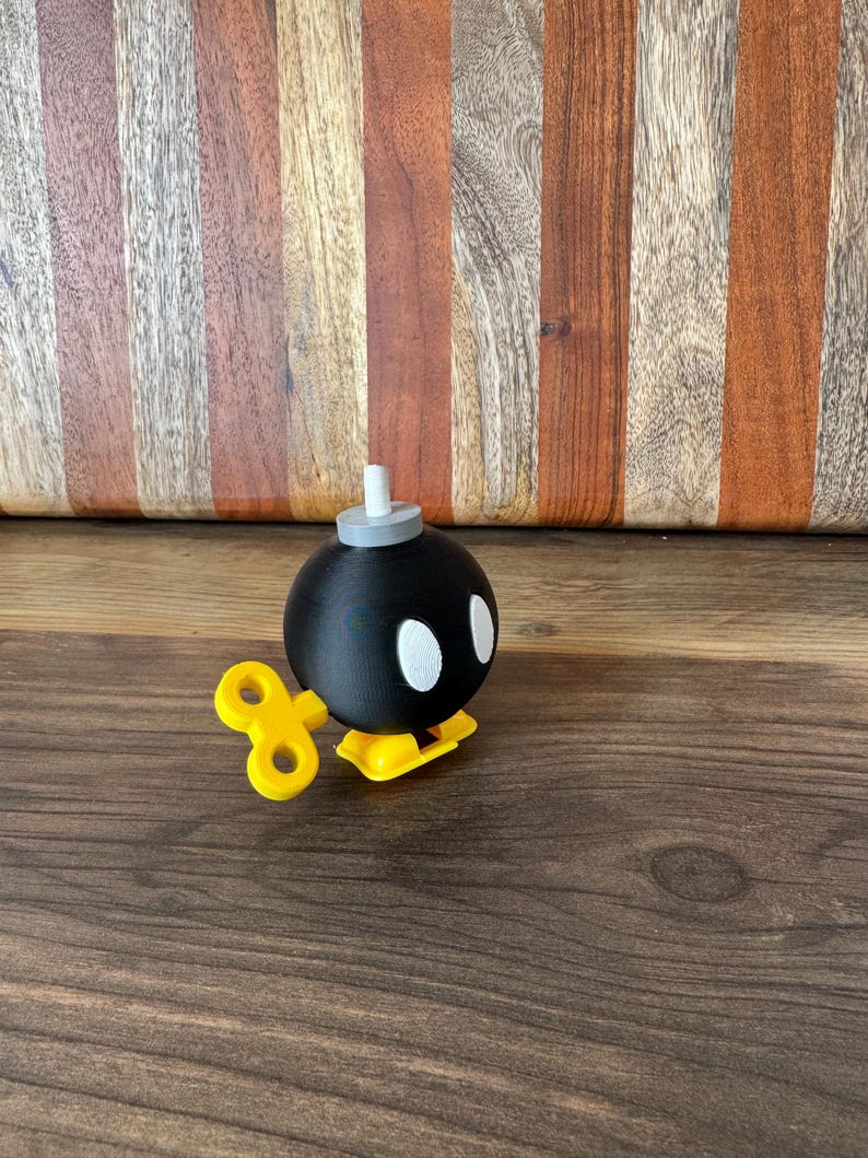 Bob Omb Super Mario Inspired Wind Up/ Walking Toy - Etsy