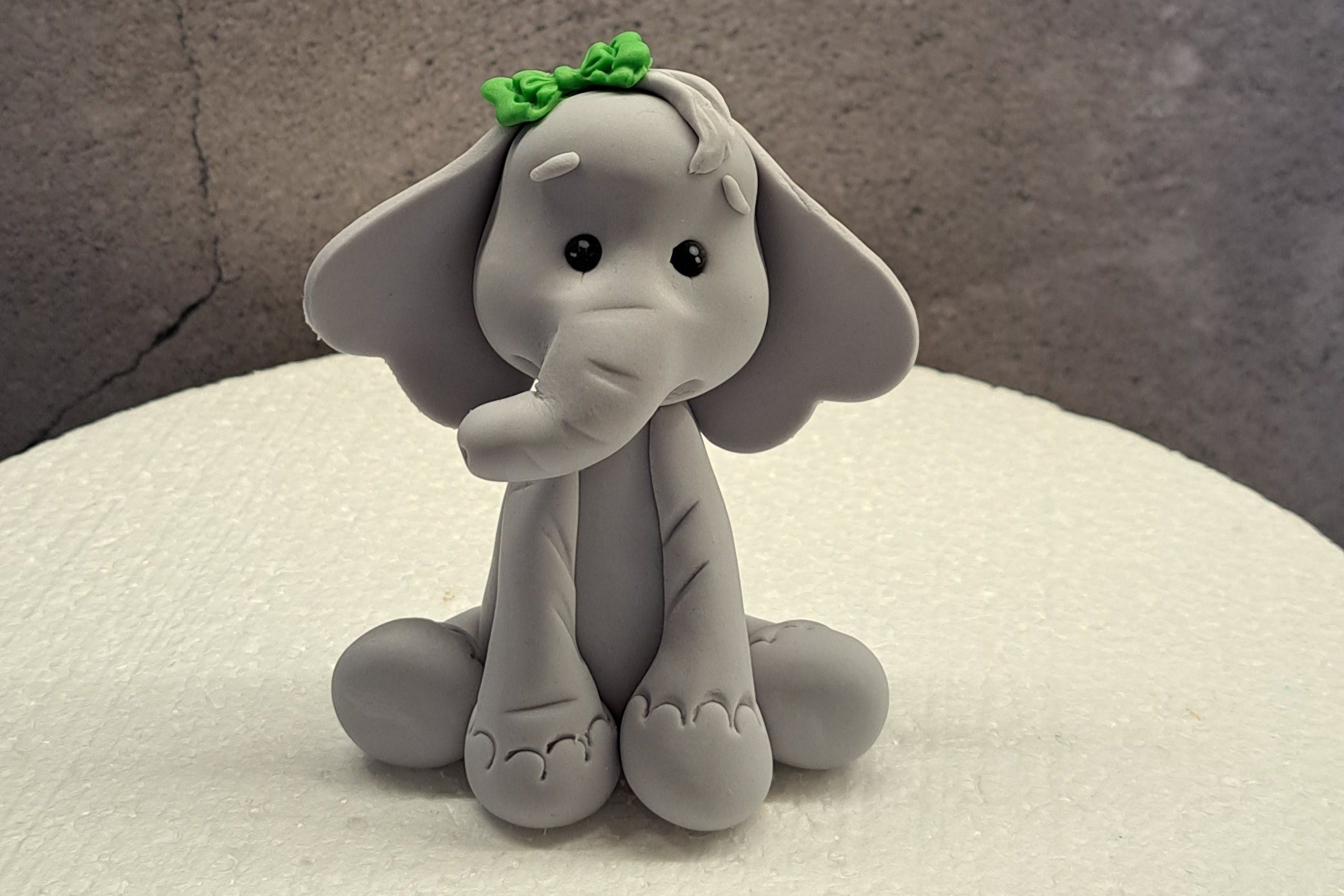 Edible Fondant Elephant Cake Topper Safari Cake Toppers - Etsy