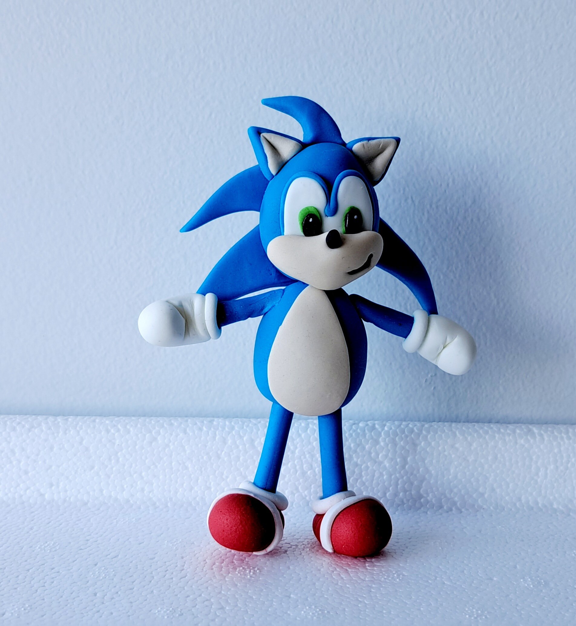 Edible Fondant Sonic Hedgehog Cake Topper - Etsy Australia